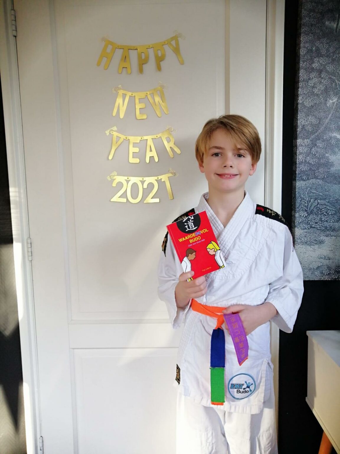 “IK GA NOOIT MEER VAN JUDO AF!” -budo-badge motiveert- Waarde(n)volbudo